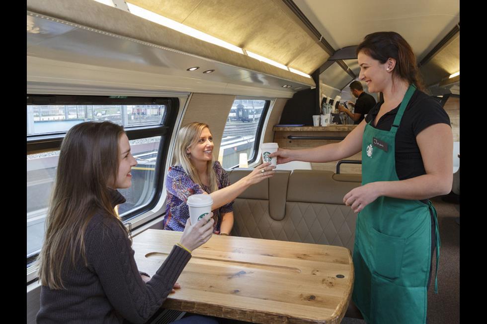 SBB launches Starbucks coffee coach | News | Railway Gazette International